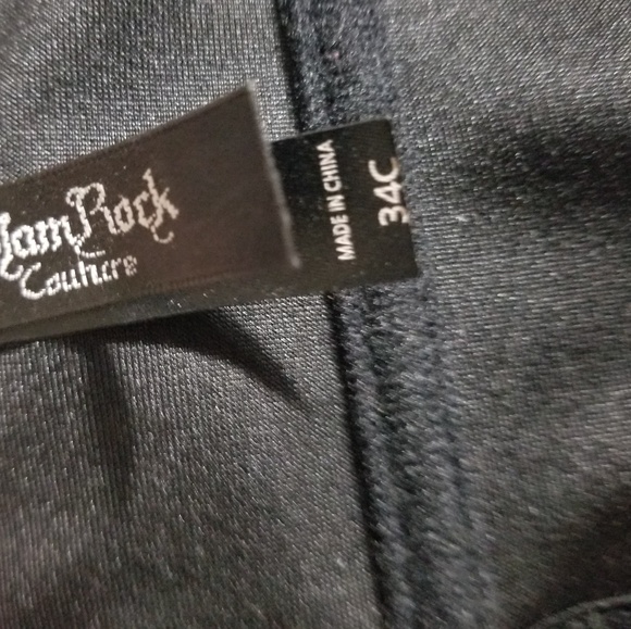 glamrock | Tops | Bejeweled Eagle And Fire Corset 34c | Poshmark